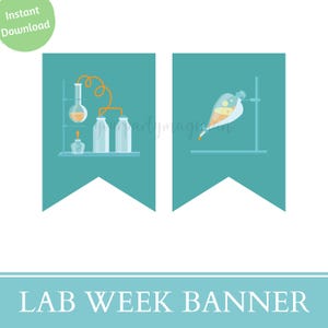 Happy Lab Week 2025 Printable Banner, Medical Laboratory Professionals ...