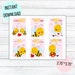 Printable Bee Valentines Day Cards, Classroom Kids Valentines Day Cards ...