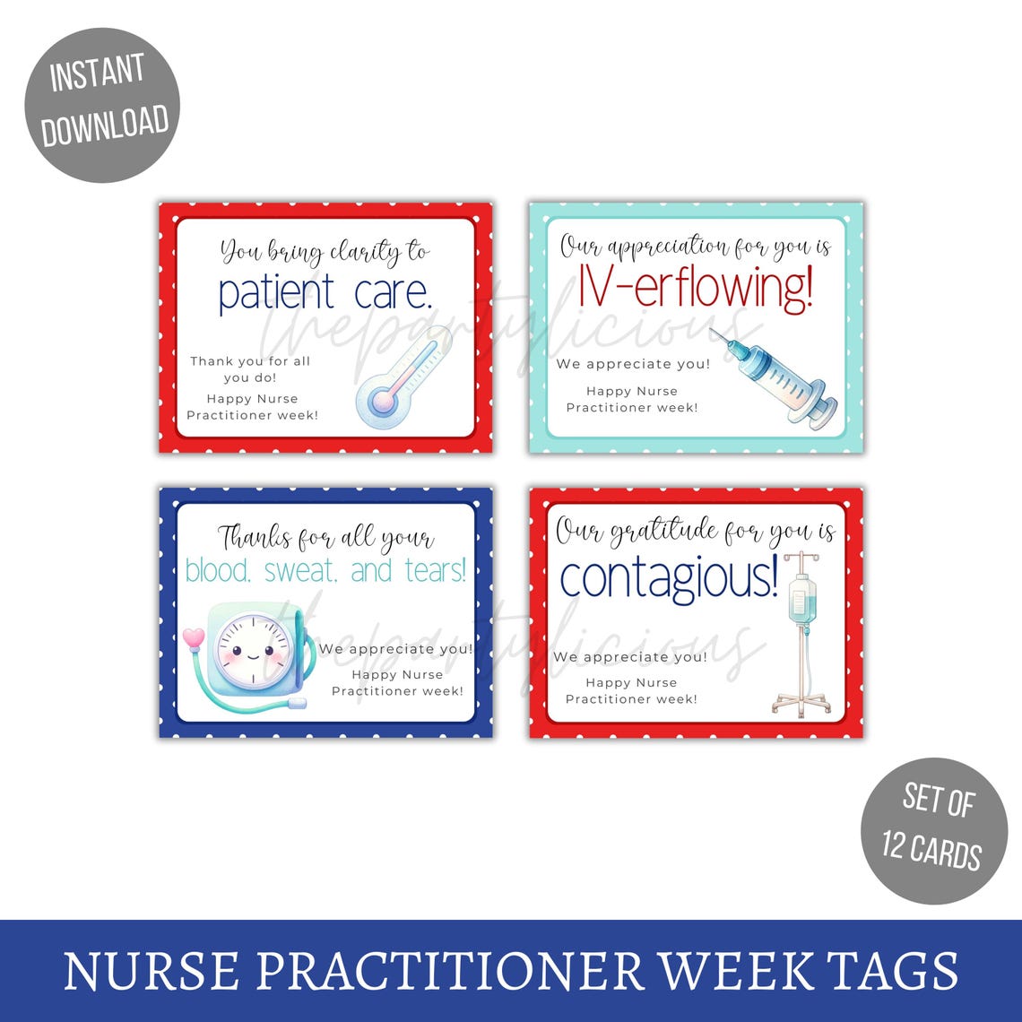 Nurse Practitioner Week Gift Tags, Happy NP Week Gift Cards, Nurse ...