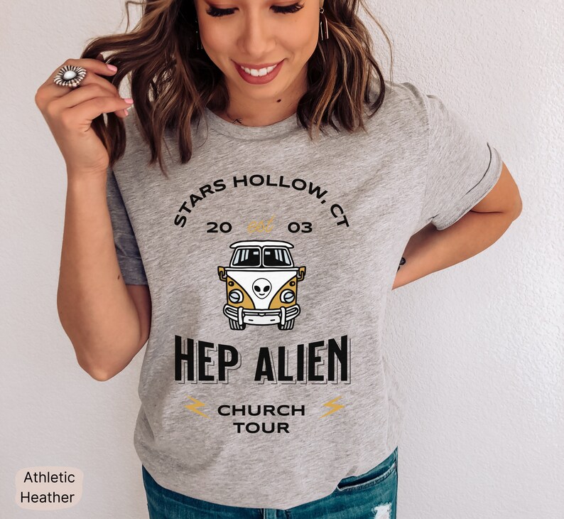 Gilmore Girl Hep Alien Shirt / Stars Hollow Band Tee / - Etsy España
