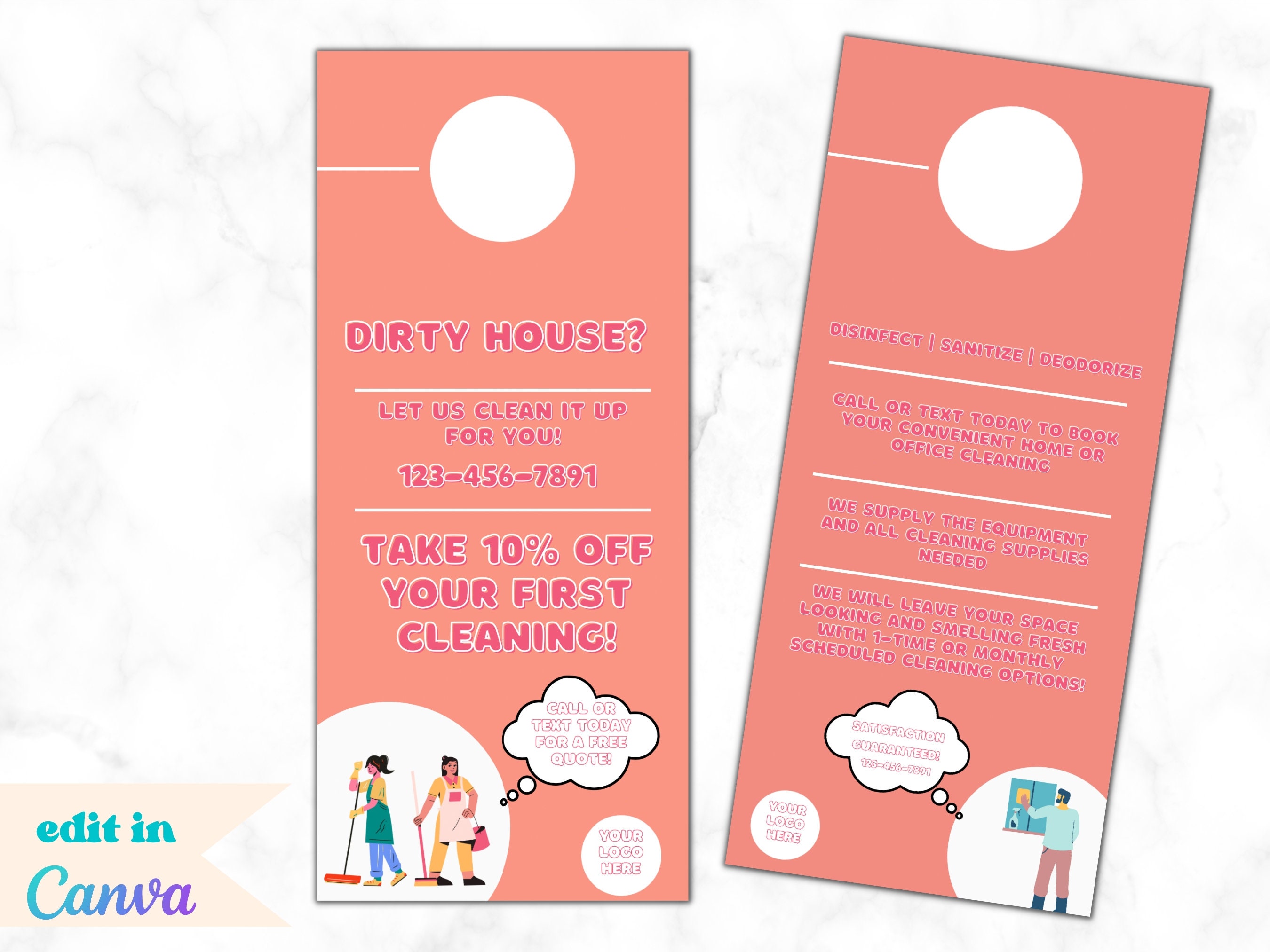 Maid Service Door Signs at Fred Morales blog