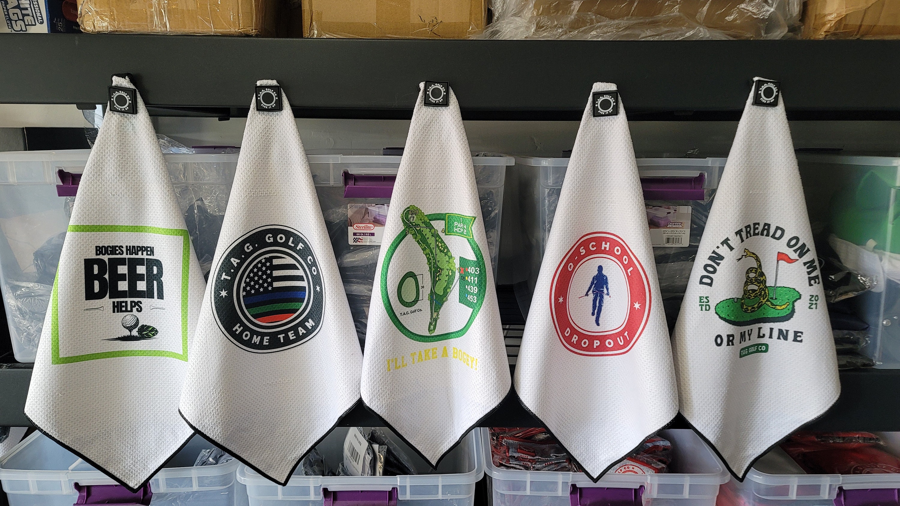 Personalized Magnetic Golf Towel Custom Sublimated Golf Towel Golf Gift ...