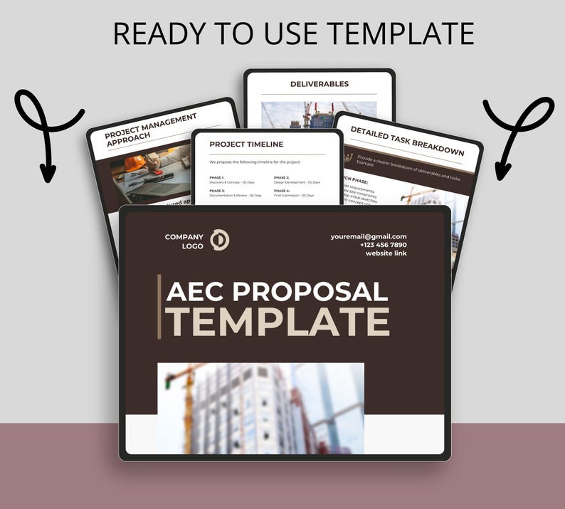 AEC Business Proposal Template, AEC Proposal Template, General ...