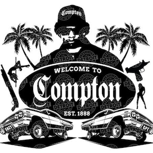 Compton PNG, Compton, CPT, California, West Coast, Impala, Lowrider ...