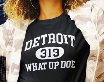 Detroit 313 Shirts - Etsy