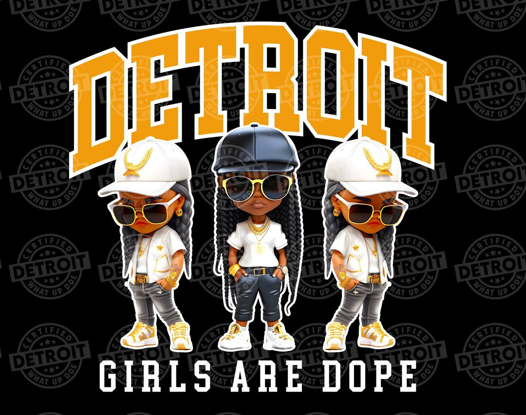 Detroit, Detroit Girls, 313, What up Doe, Black Girls, Detroit Clip Art ...