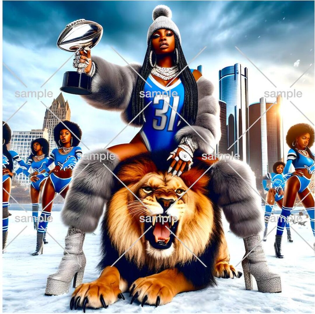 Detroit PNG, Detroit Clip Art, Detroit Girl, 313, Football, Lion - Etsy ...