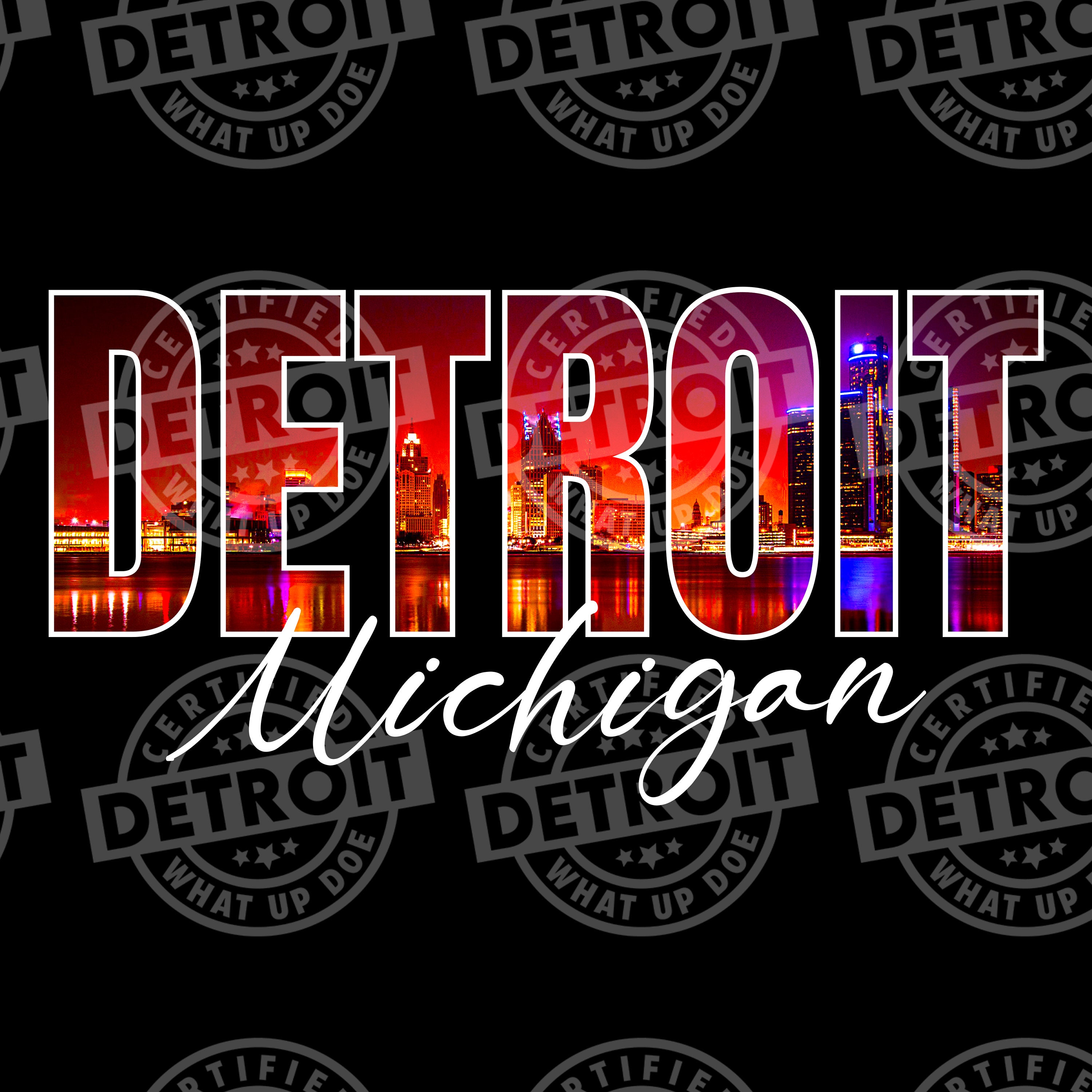 Detroit PNG, 313, Detroit Skyline, Michigan, Detroit Clip Art, What up ...
