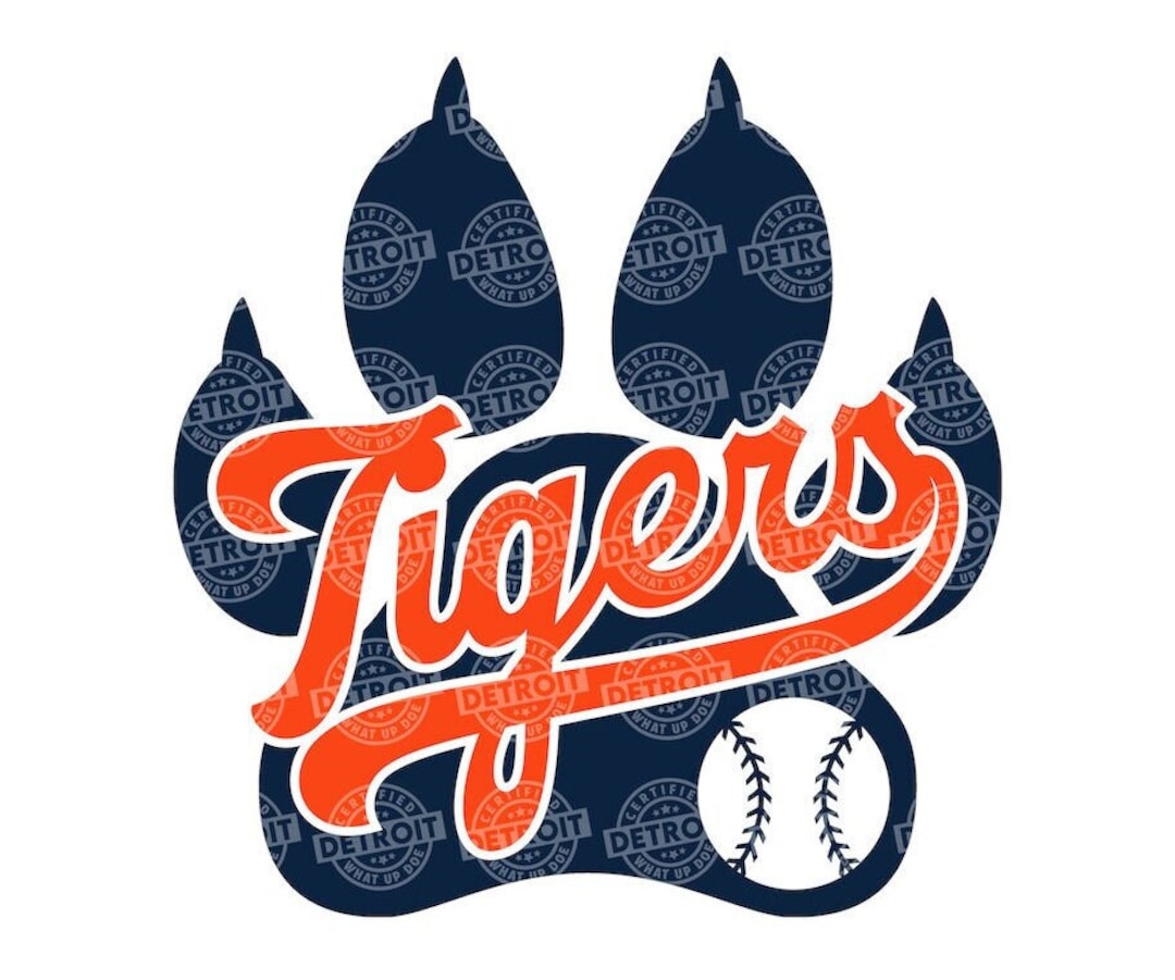 Tigers PNG, Tigers Paw, Detroit, Baseball, 313, Game Day, Go Tigers - Etsy