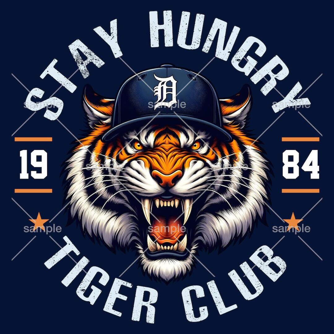 Tiger PNG, Tiger Club, Stay Hungry, Detroit, Tigers, Baseball - Etsy UK