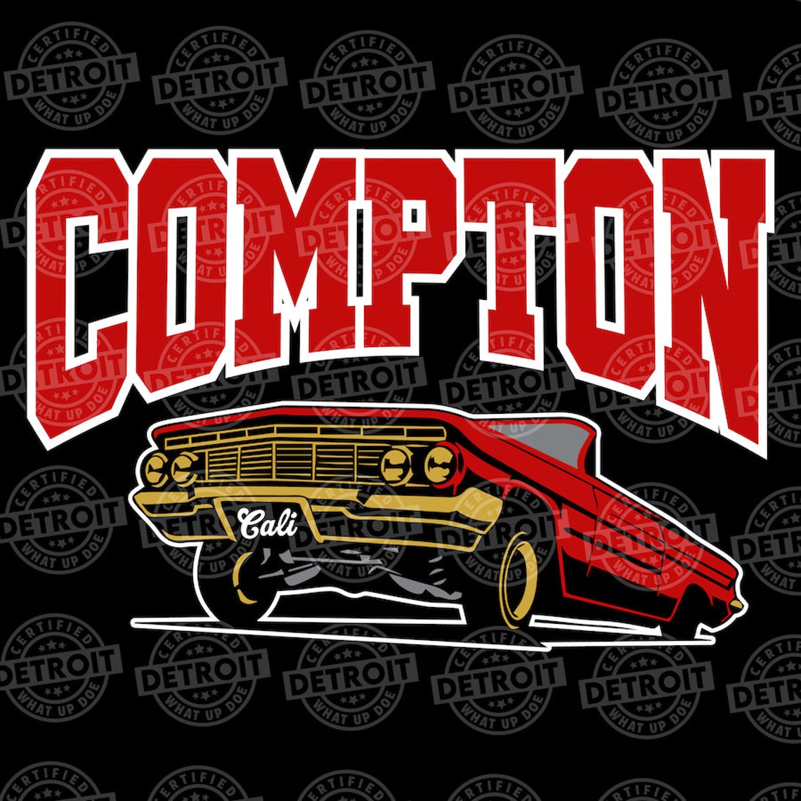 Compton PNG, Low Rider, LA, Compton Clip Art, California, Blood - Etsy