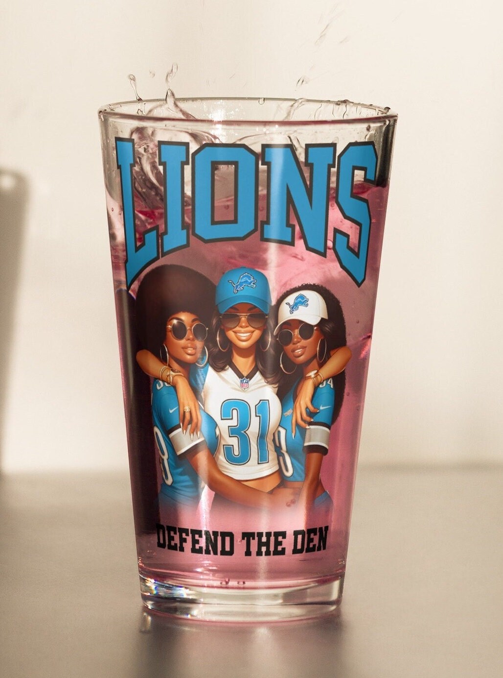 Lions, Shaker Pint Glass, Detroit, Babes, Lions Girls, 313, Football ...