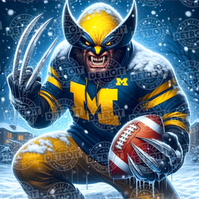 Michigan Wolverines Svg - Etsy