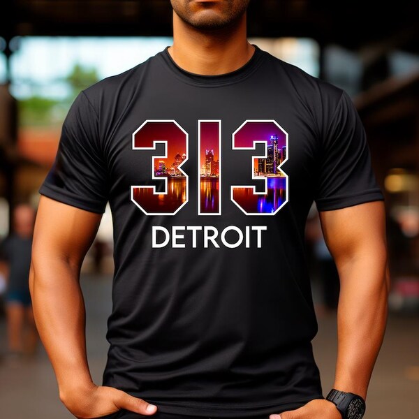 Detroit Skyline Svg - Etsy