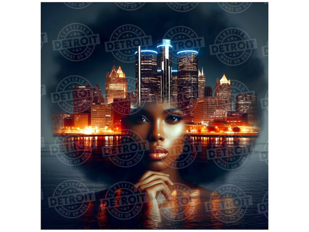 Detroit PNG, Detroit Girl, Detroit Skyline, 313, What up Doe, Detroit ...