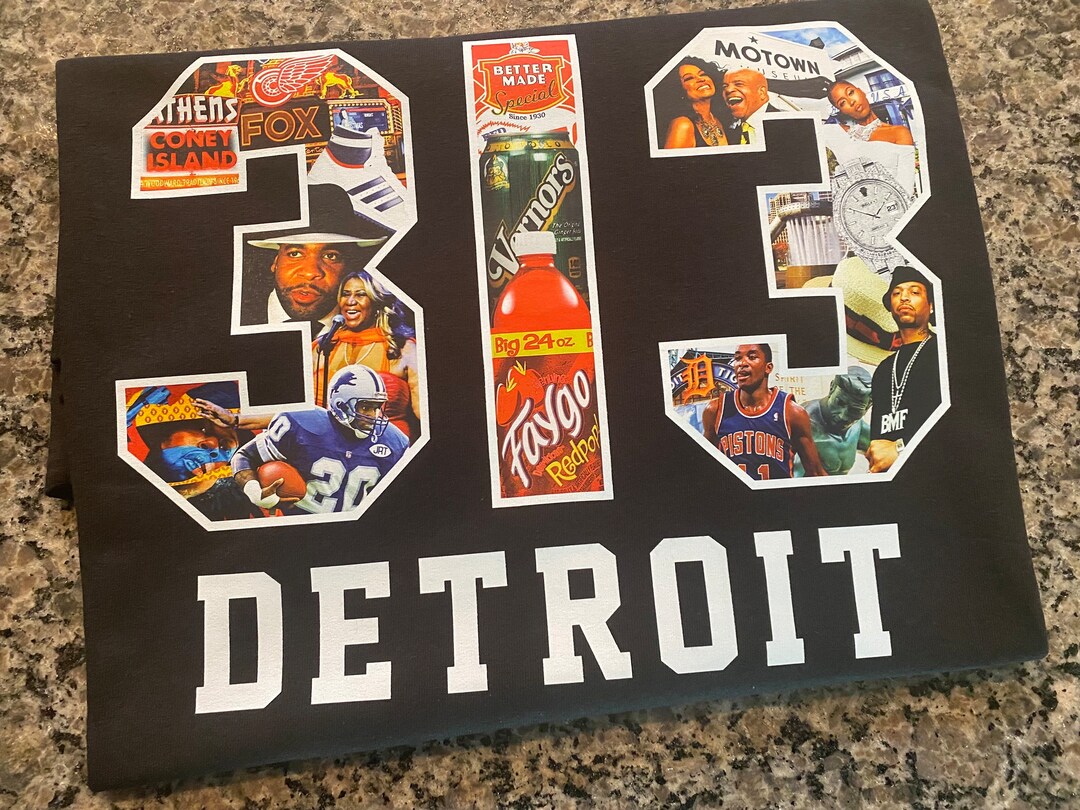 Detroit, 313, What up Doe, Detroit Michigan, Unisex Black T-shirt - Etsy