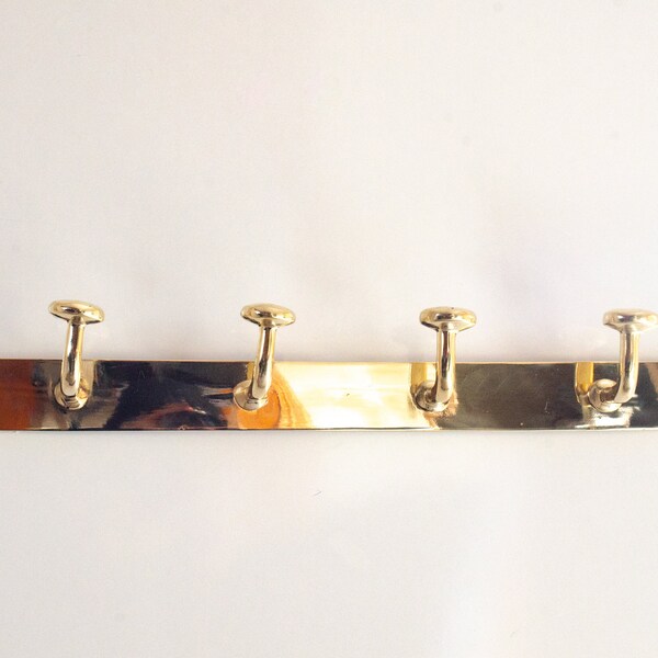 Brass Coat Rack - Etsy