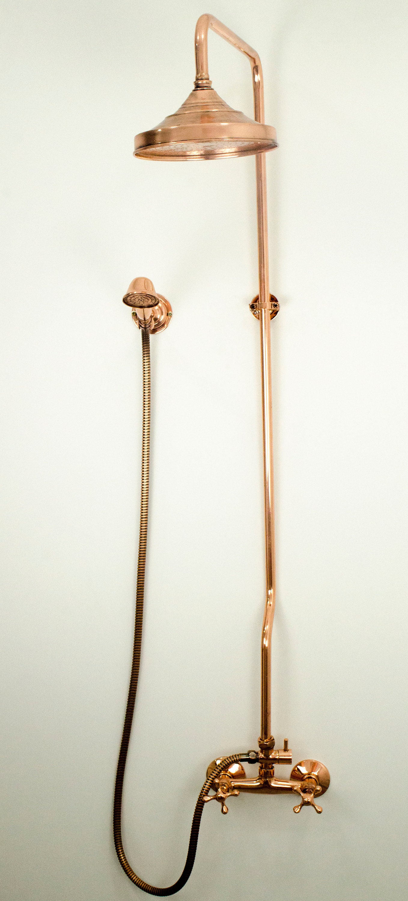Copper Shower System, Copper Shower Sets With Hand Sprayer, Copper ...