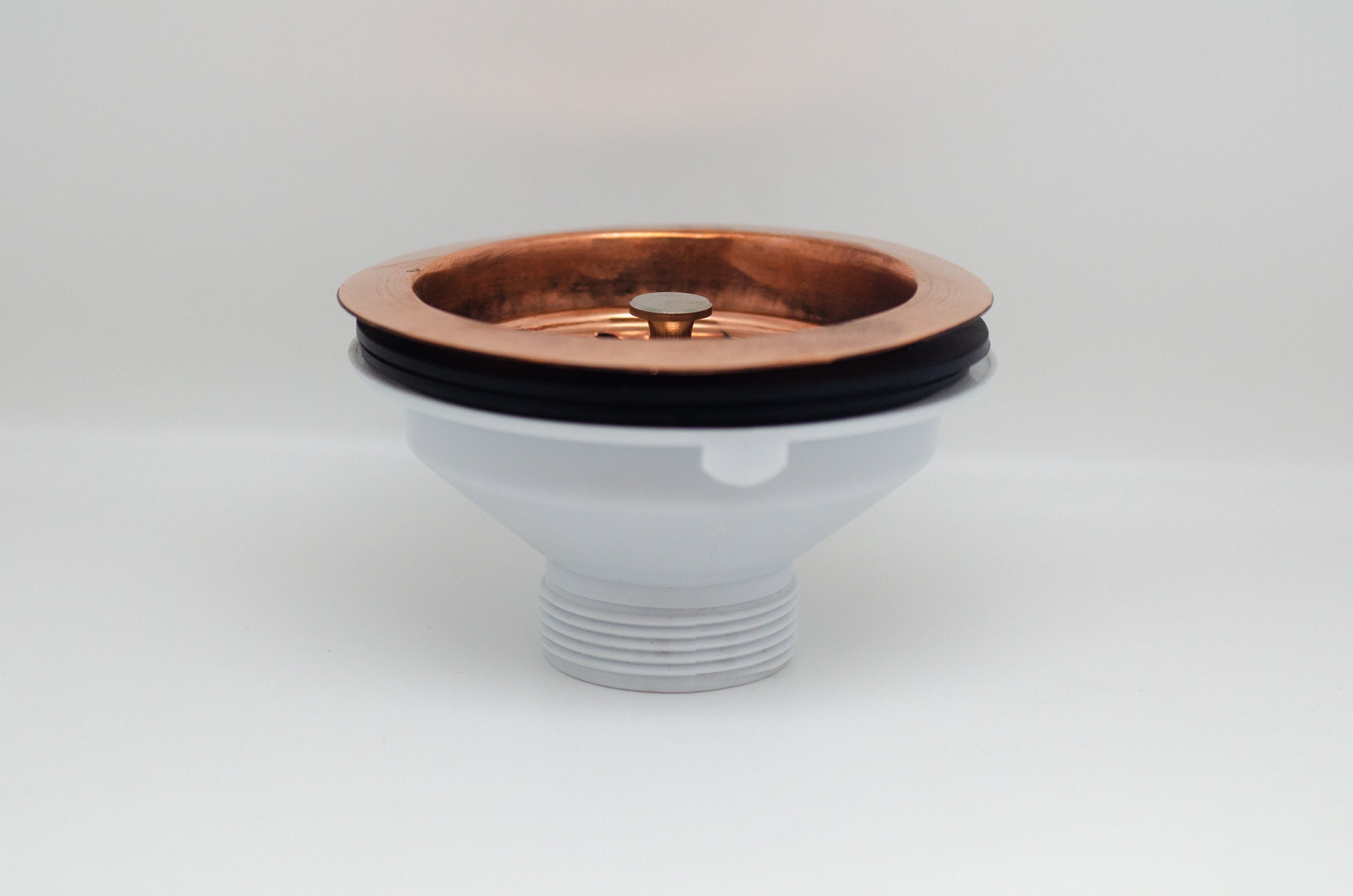 Copper Kitchen Sink Strainer Sink Waste Strainer Basket Drain Cover ...