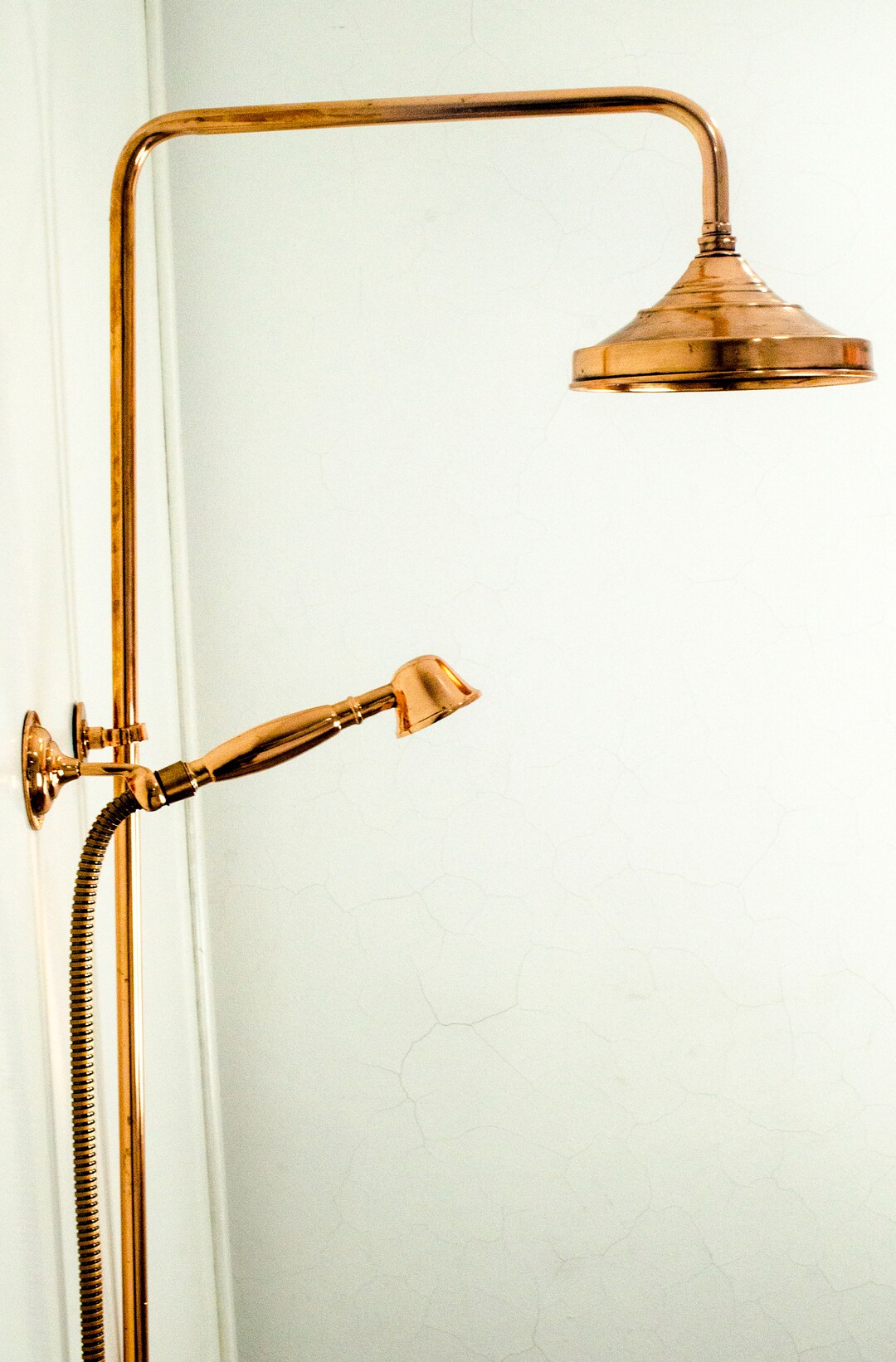 Copper Shower System, Copper Shower Sets With Hand Sprayer, Copper ...