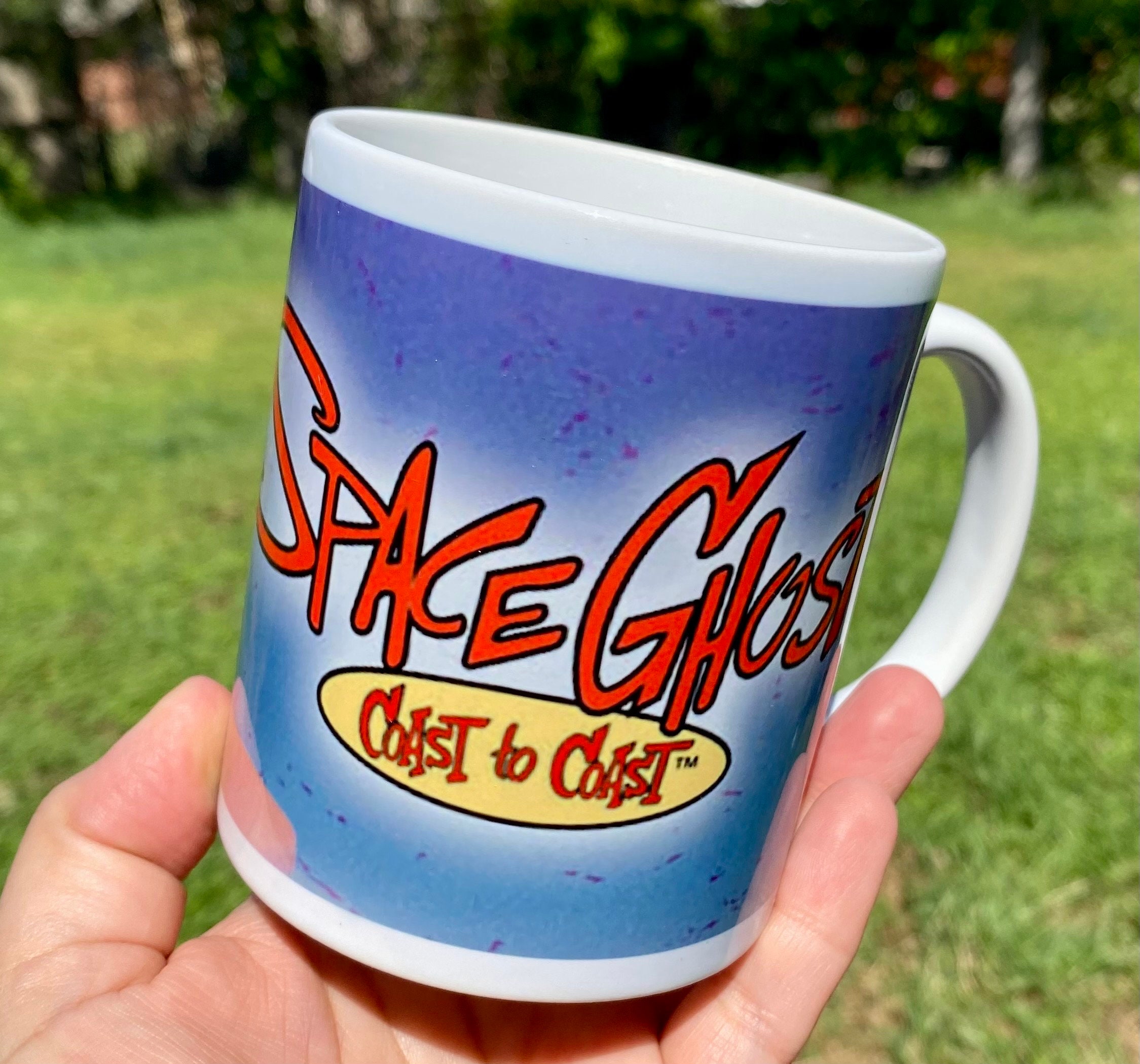 90s Space Ghost Cartoon Mug Millennial Nostalgia Cup Coast to - Etsy