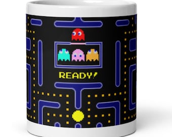 Pac-man Mug - Etsy
