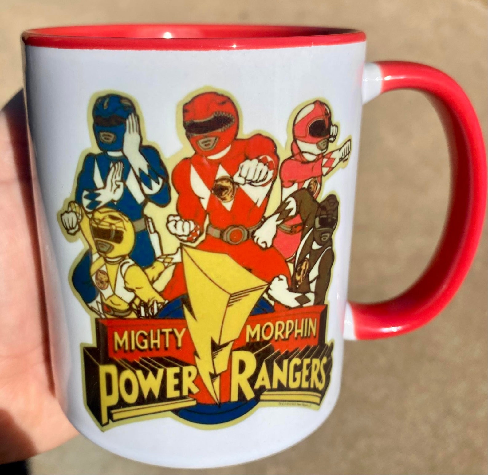 90s Mighty Morphin Power Rangers Mug 1990s Original Power - Etsy
