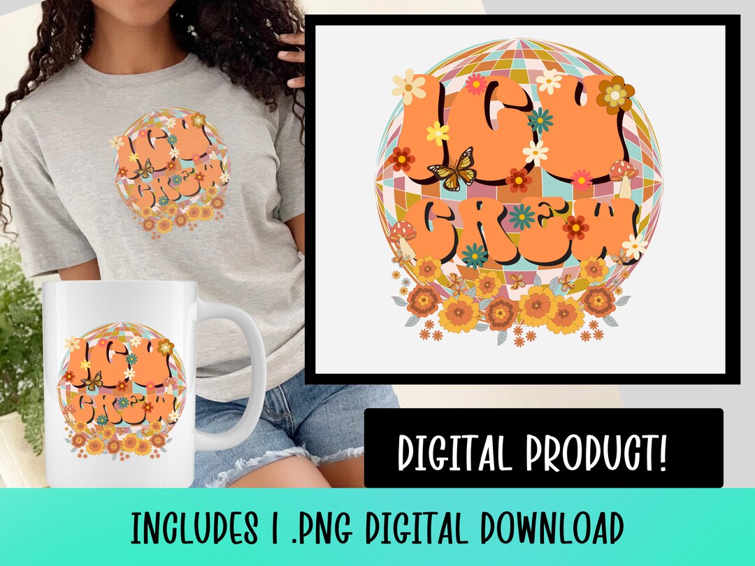 ICU Crew Retro Png Digital Download Colorful Design | ICU Nurse Digital ...