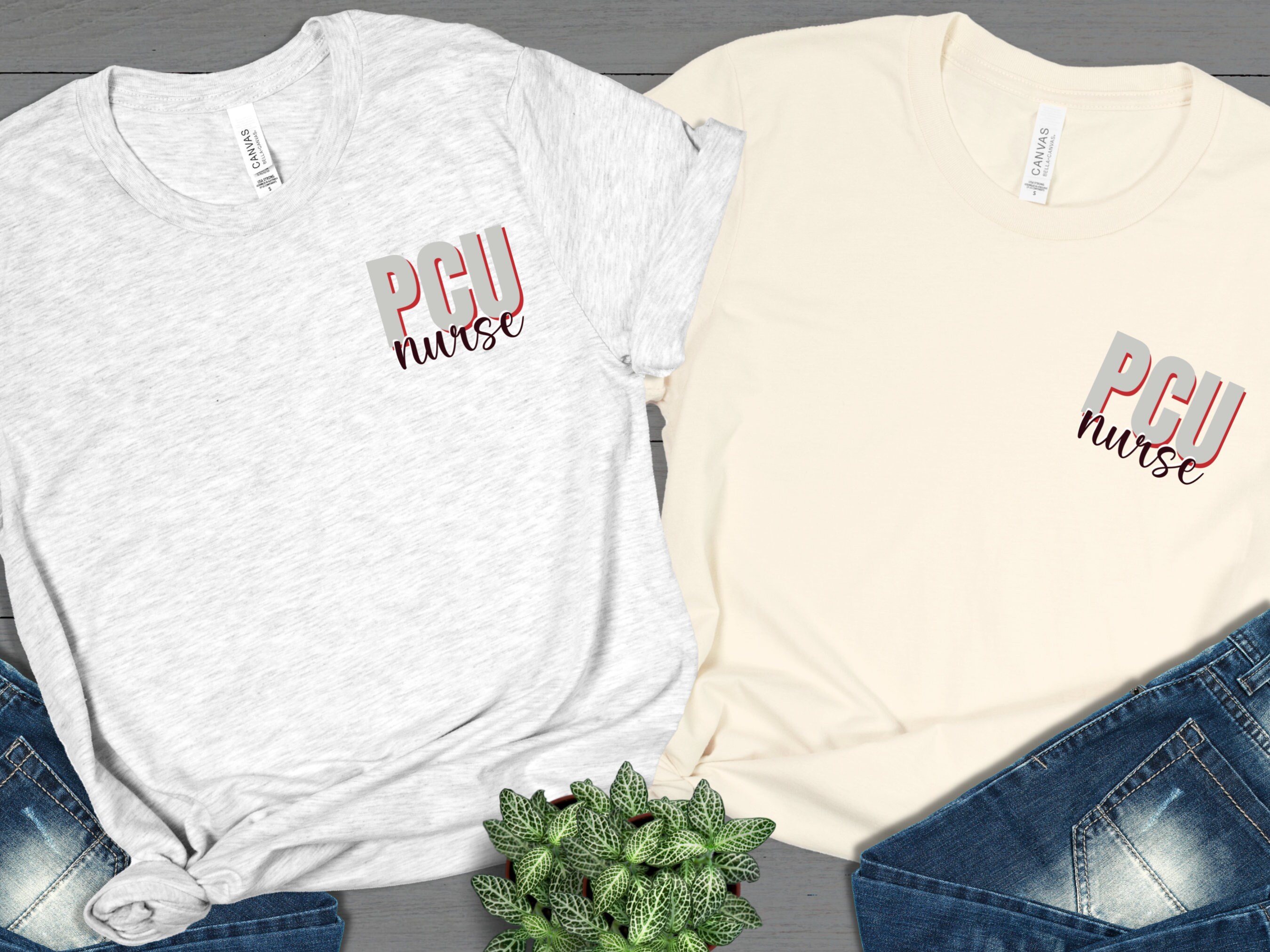 PCU Nurse PNG Red and Grey Progressive Care Unit Sublimation File ...