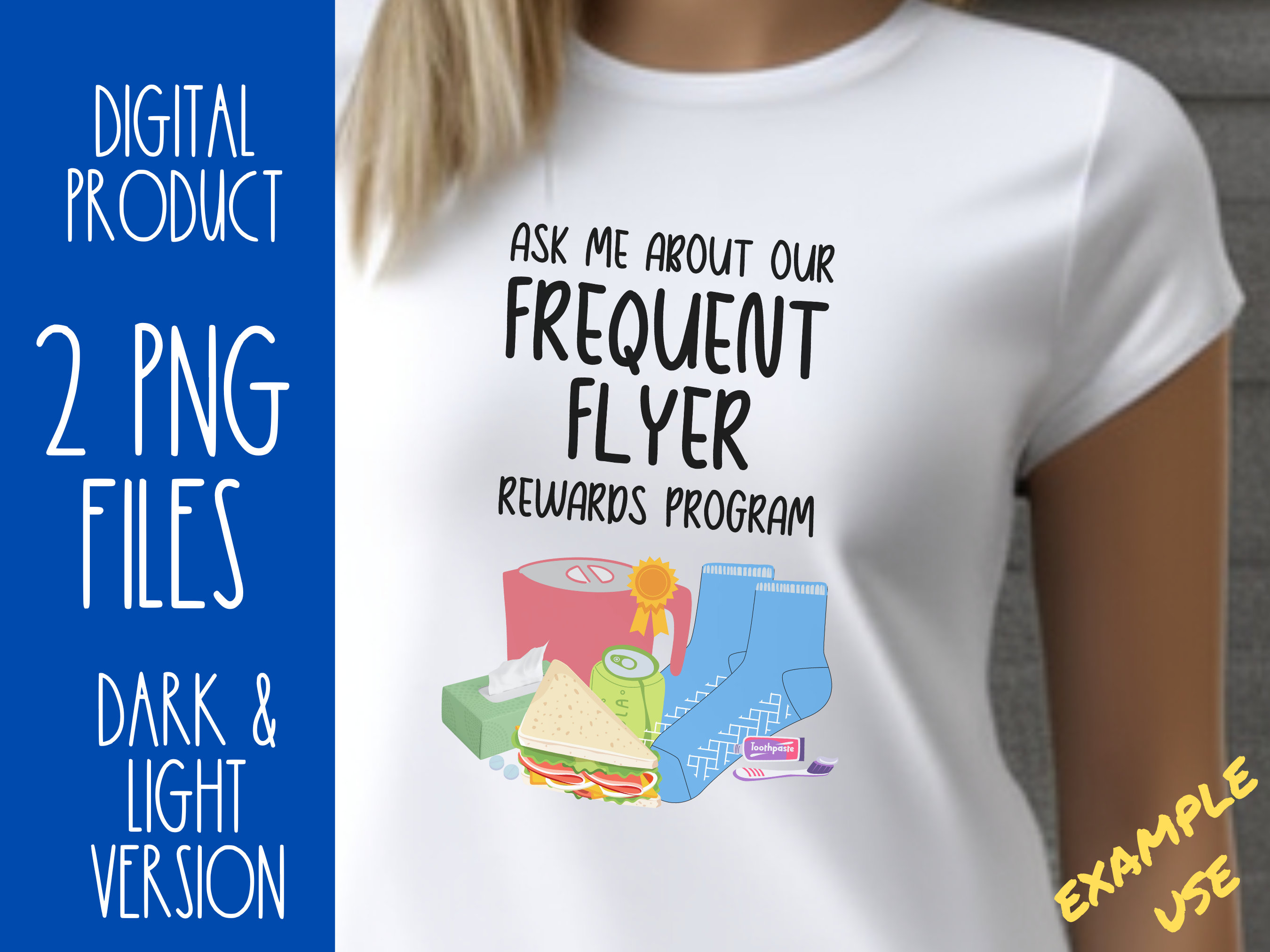 Digital PNG Frequent Flyer Funny Nurse Graphic File Emergency Room ...