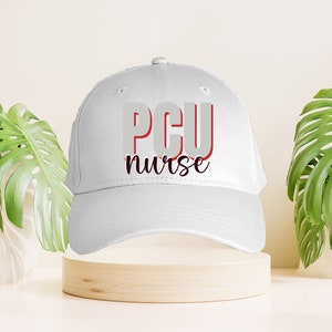 PCU Nurse PNG Red and Grey Progressive Care Unit Sublimation File ...
