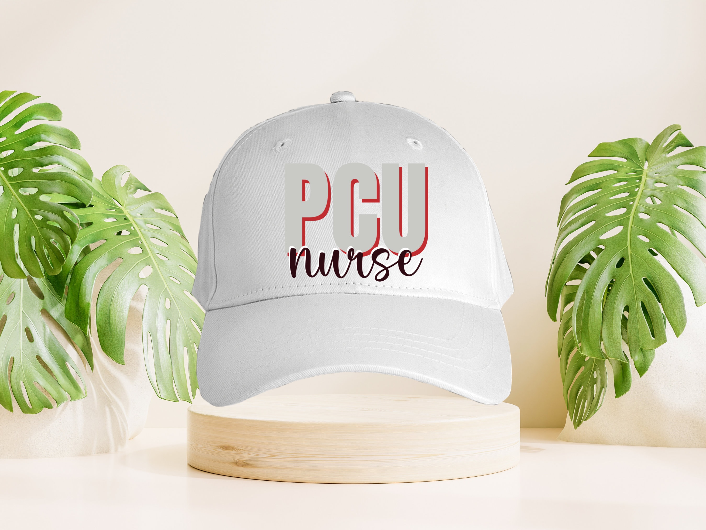 PCU Nurse PNG Red and Grey Progressive Care Unit Sublimation File ...