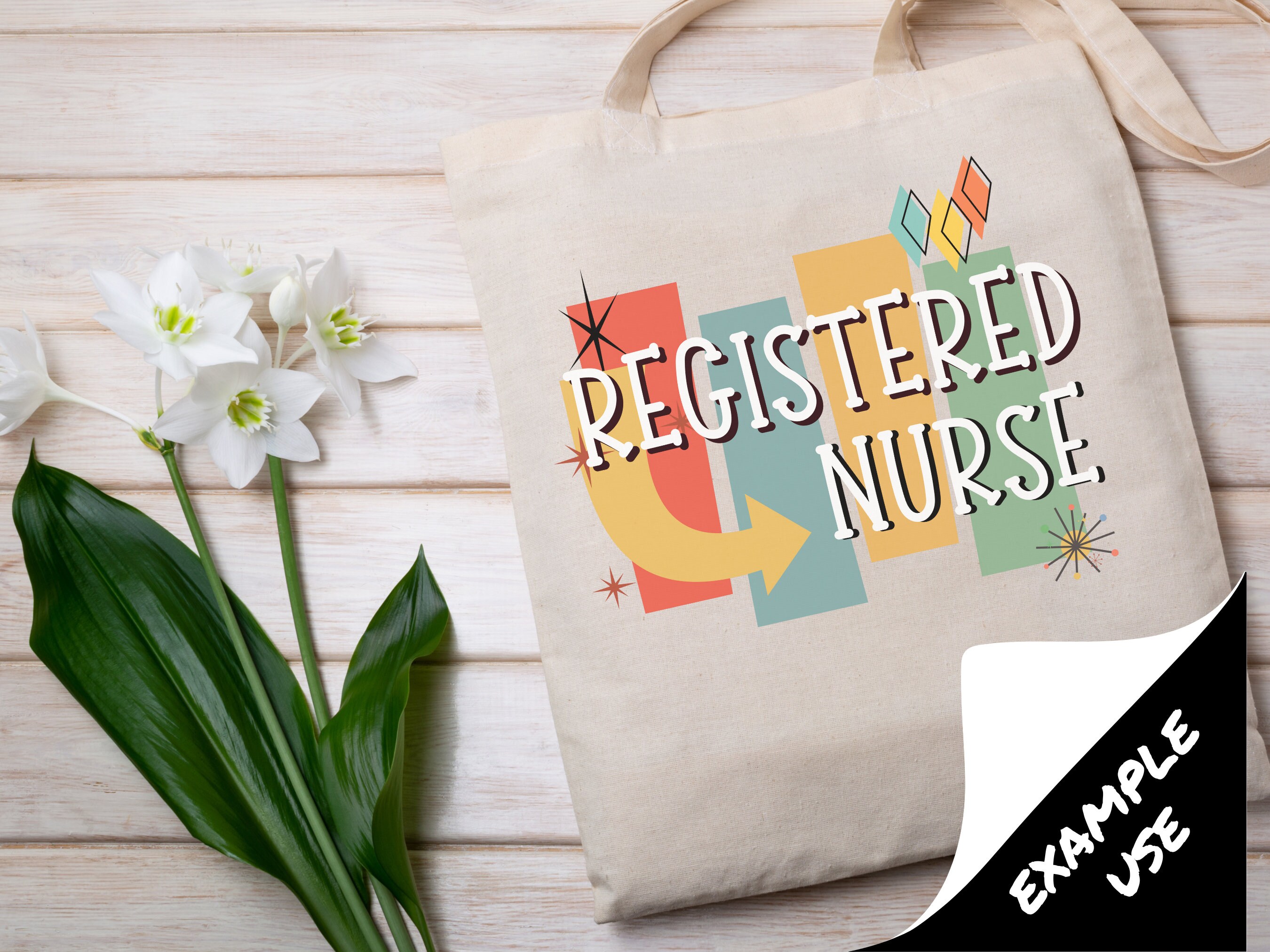 Retro Digital Download PNG Graphic Vintage Mid-century Modern Design ...