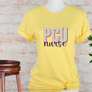 PCU Nurse PNG Red and Grey Progressive Care Unit Sublimation File ...