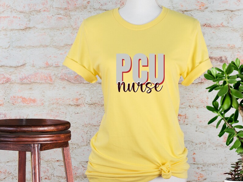 PCU Nurse PNG Red and Grey Progressive Care Unit Sublimation File ...