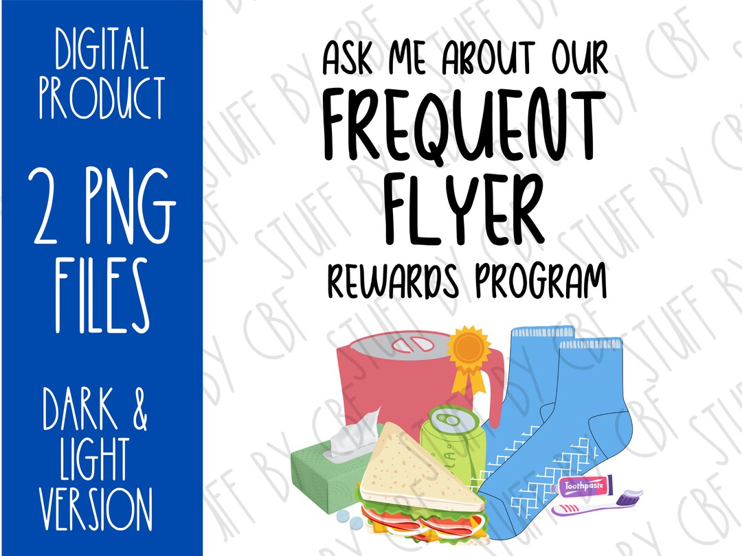 Digital PNG Frequent Flyer Funny Nurse Graphic File Emergency Room ...