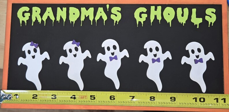 Grandma's Ghouls Wood Halloween Sign or Paint Kit - Etsy