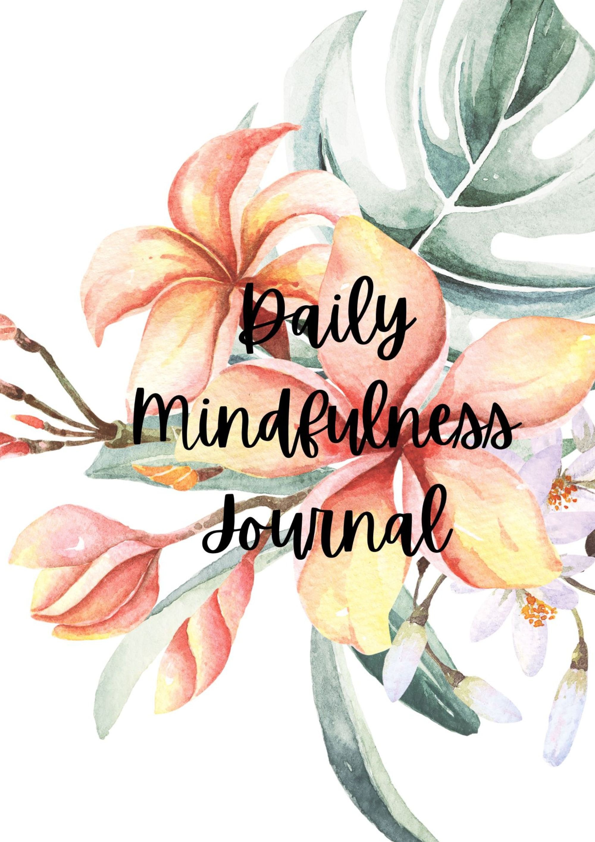 Printable Daily Mindfulness Journal - Etsy