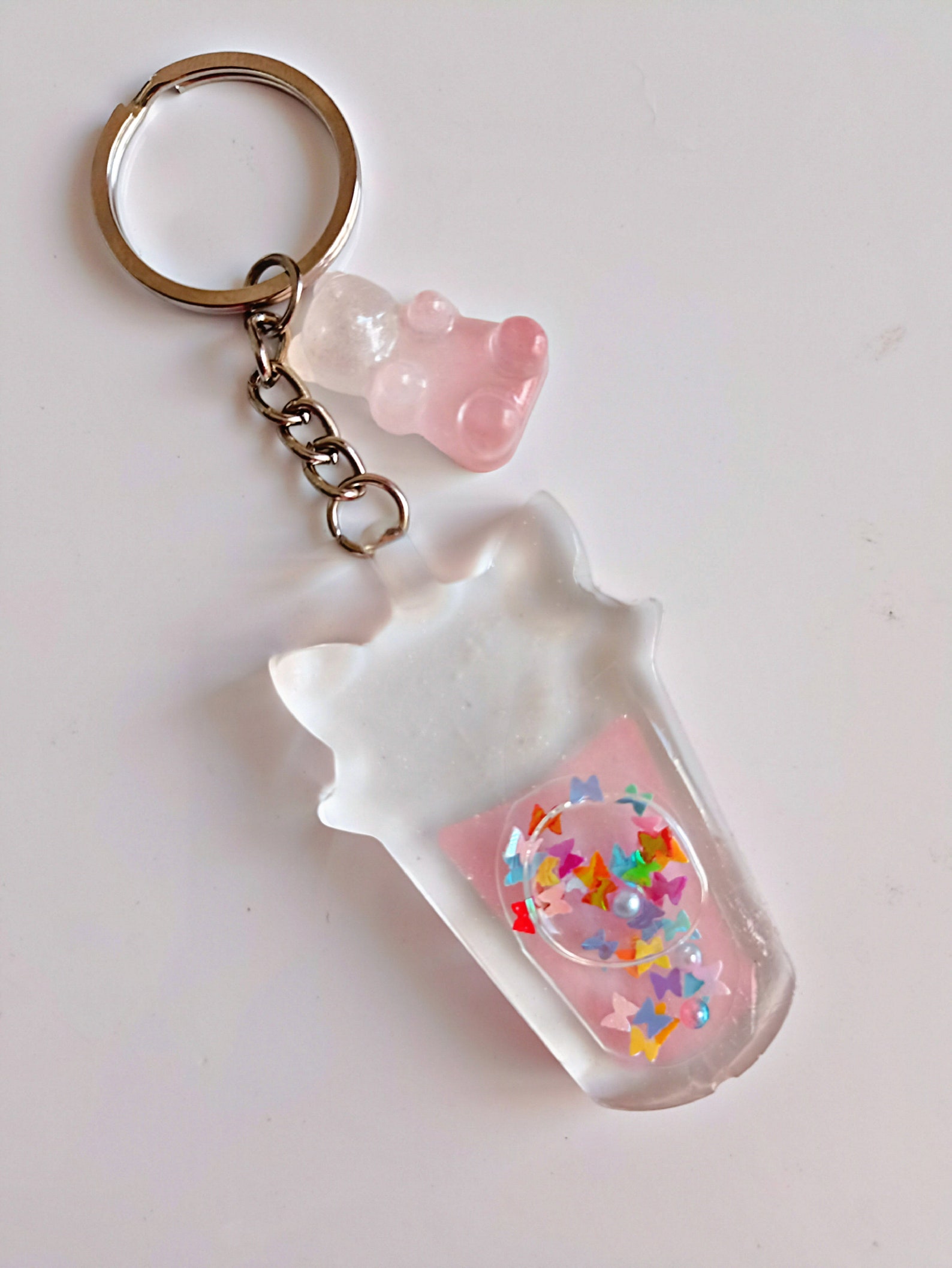 Resin Shaker Keychain Liquid Shaker Kawaii Keyring Custom - Etsy
