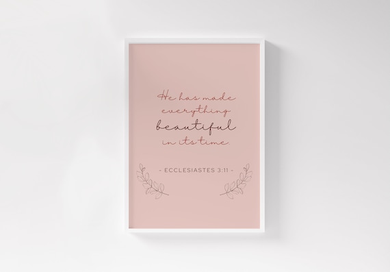 Christian Bible Verse Art Digital Printable Wall Art - Etsy