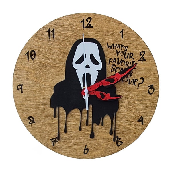 Halloween Clock - Etsy