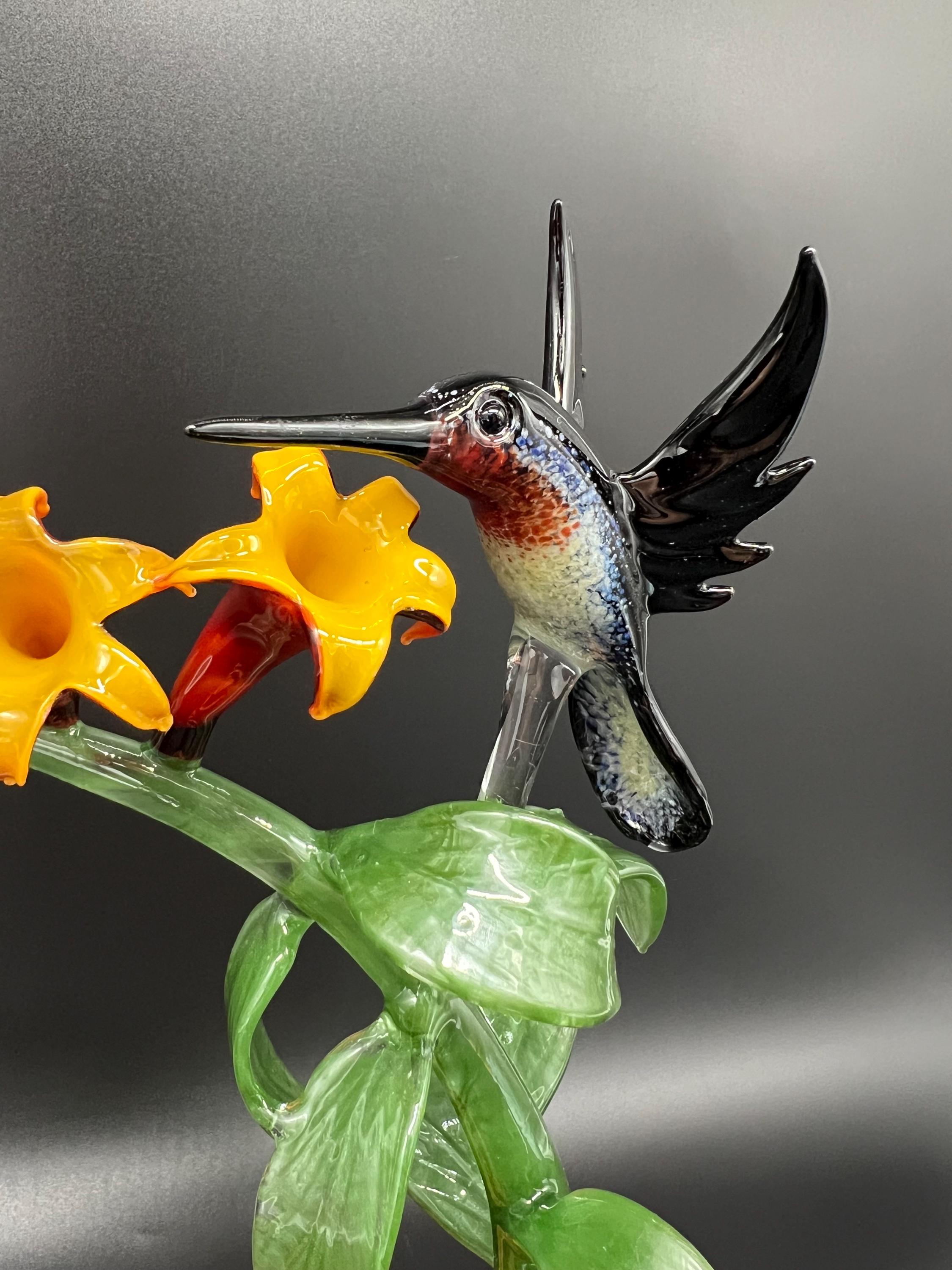 Hummingbird Floating in Flowers - Etsy