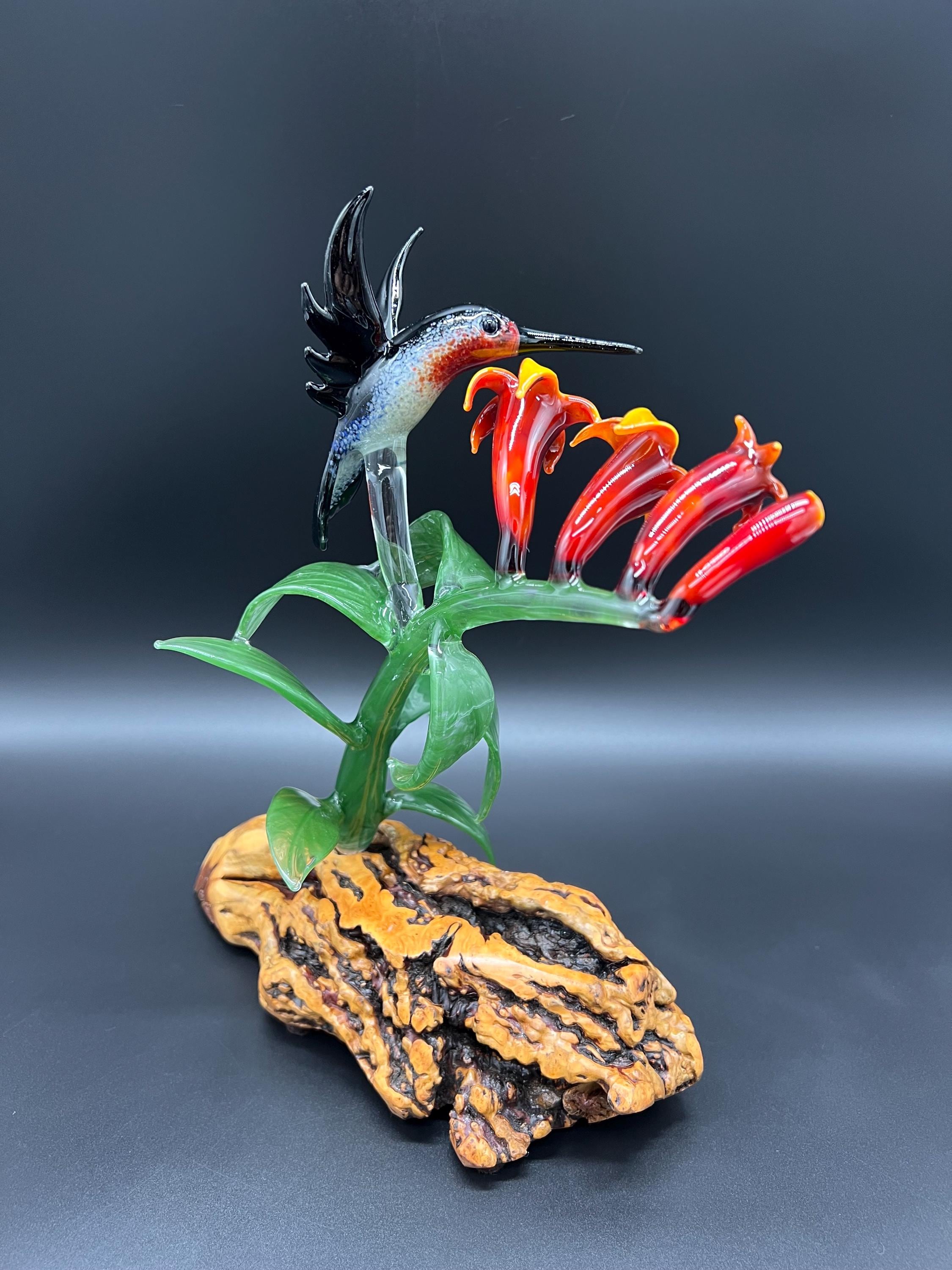 Hummingbird Floating in Flowers - Etsy
