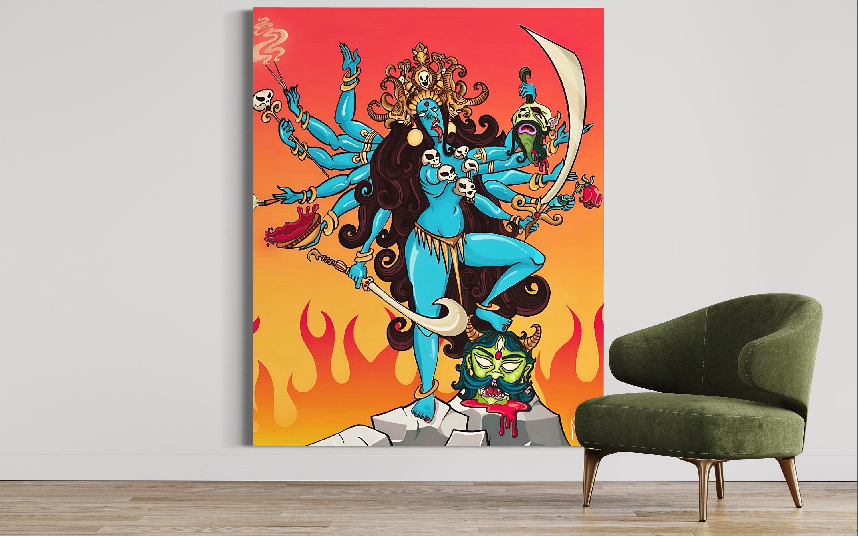 Kali Goddess of Death Art, Hindu Goddess, Kali Maa, Jai Maa Kali ...