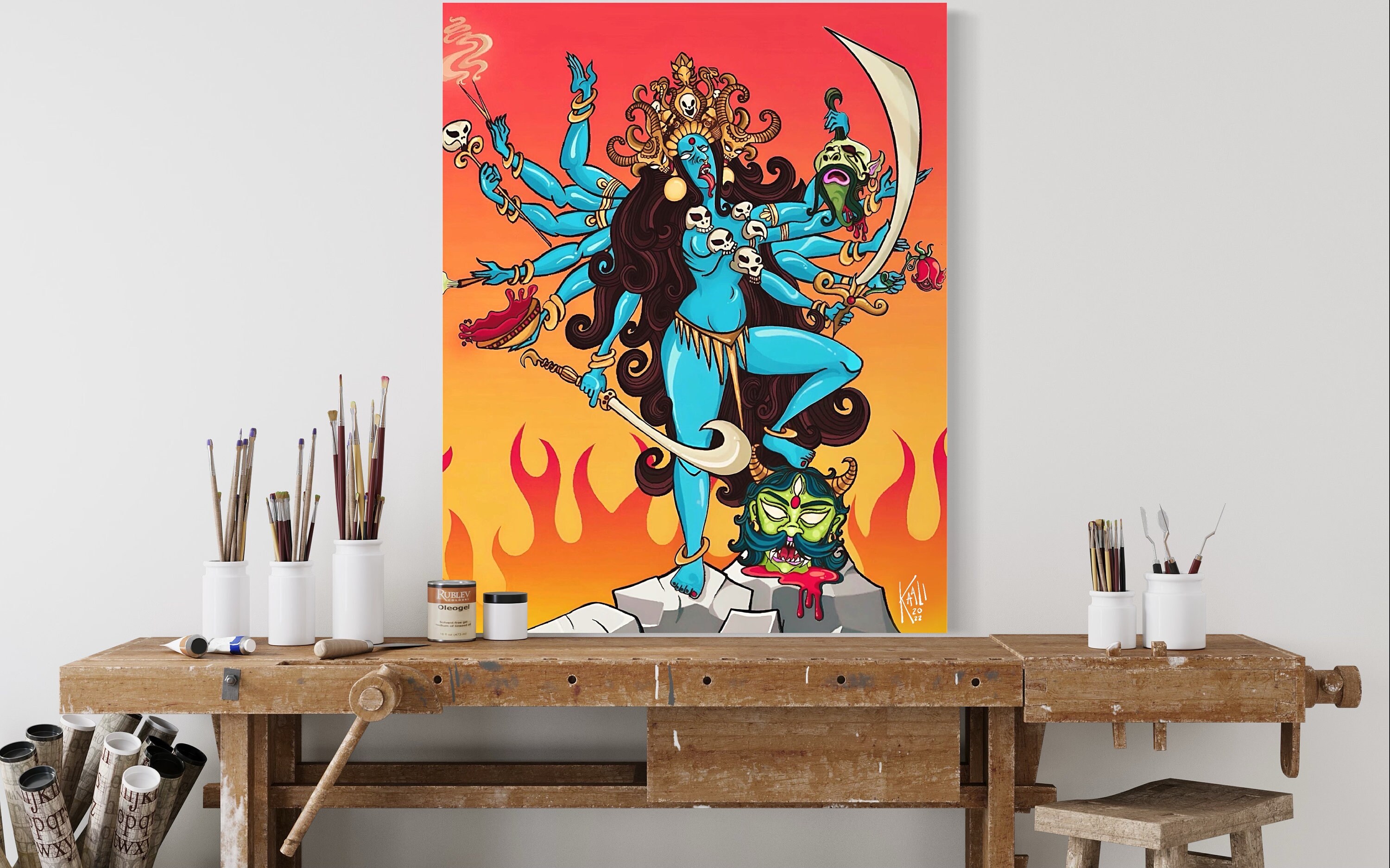 Kali Goddess of Death Art, Hindu Goddess, Kali Maa, Jai Maa Kali ...