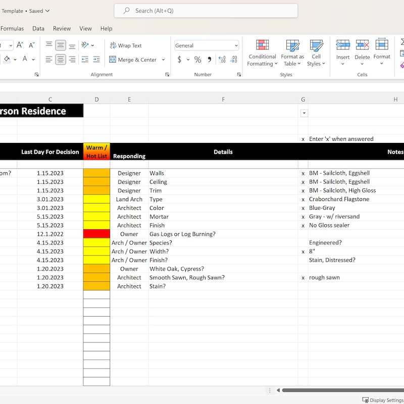 Construction Takeoff Spreadsheet - Etsy