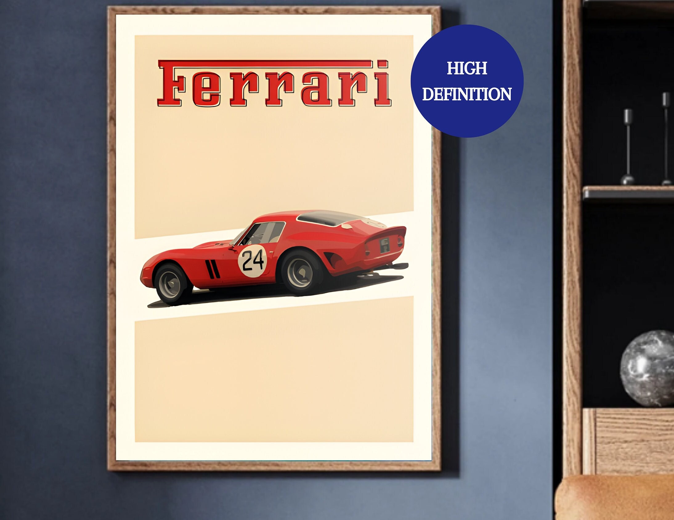 Scuderia Ferrari Poster,f1 Poster,f1 Ferrari Wall Art,ferrari 488 ...