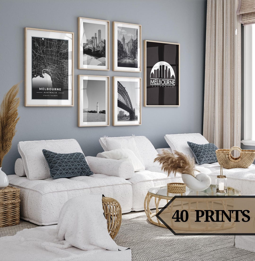 Melbourne Australia Wall Art,melbourne Poster,melbourne Print,melbourne ...