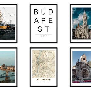 Budapest Wall Art Set,budapest Poster,budapest Print,budapest Art ...