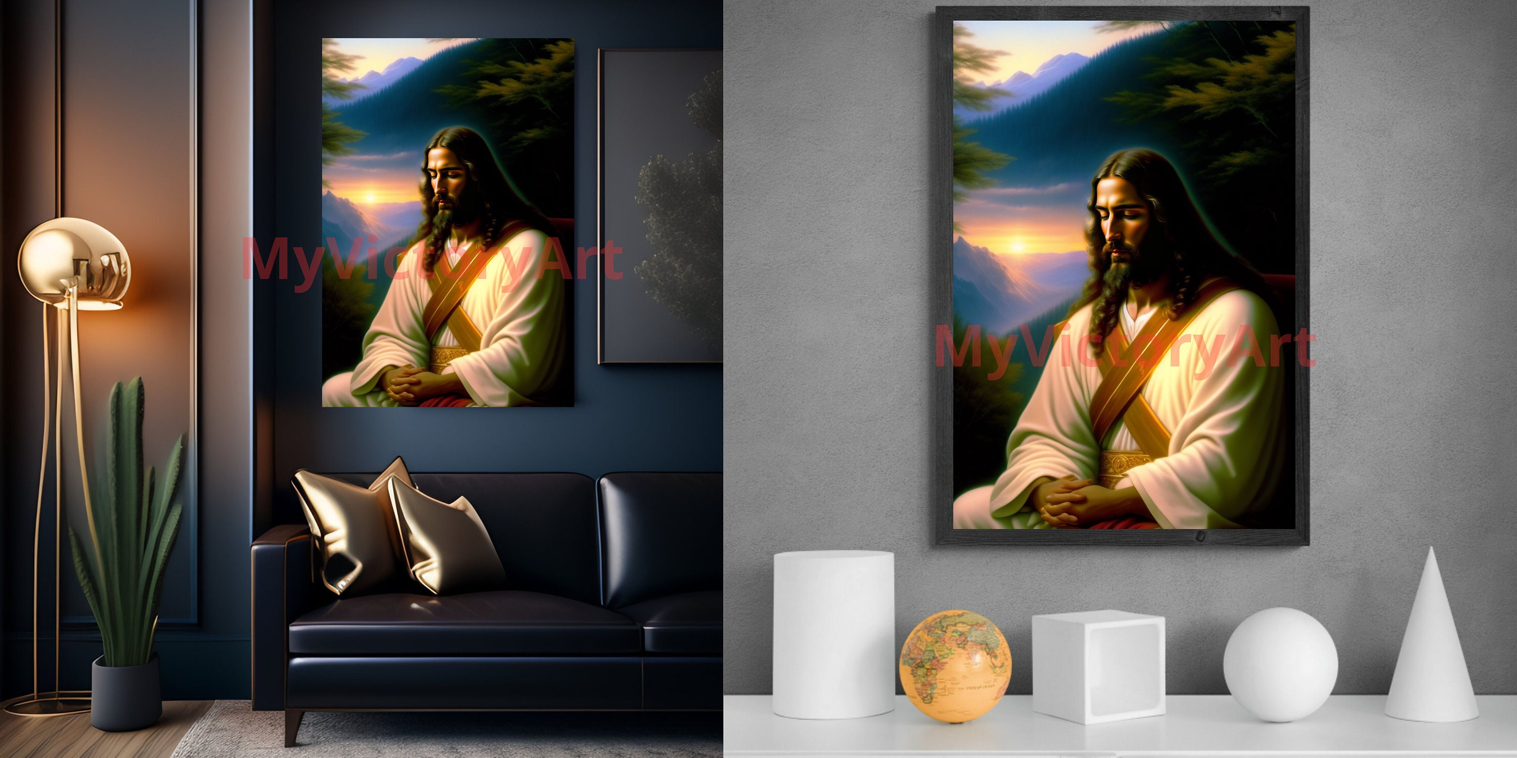 Christian Wall Art Jesus Art Jesus Wall Art Jesus Painting - Etsy